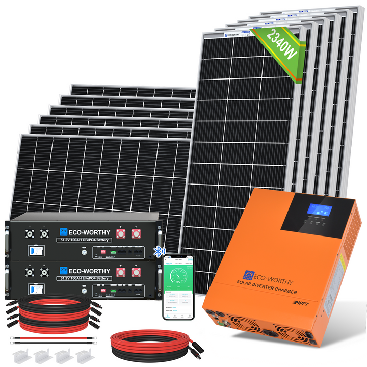 High-Efficiency Solar Panel Kits | 100W to 4800W Off-Grid Power Solutions