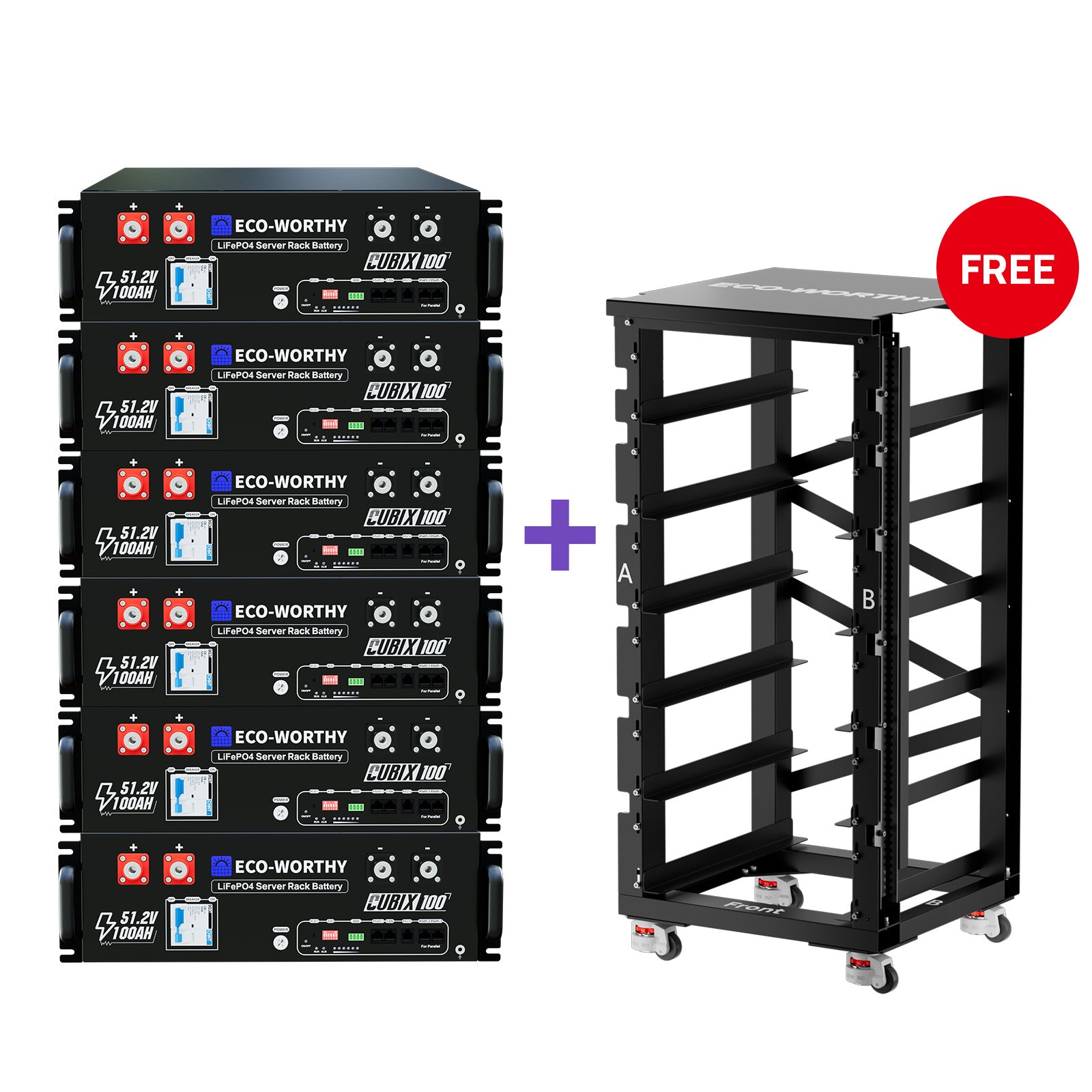 48v (51.2v) 100ah Server Rack Battery