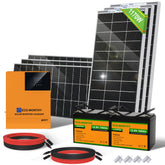High-Efficiency Solar Panel Kits | 100W to 4800W Off-Grid Power Solutions