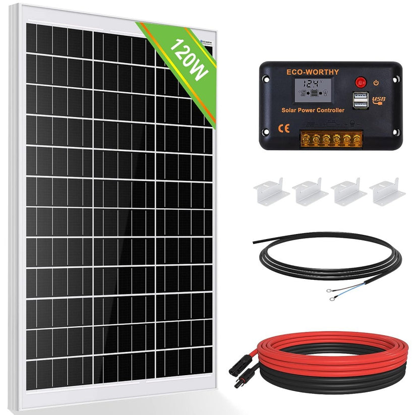 12V Off Grid Solar Kit 120W/240W | Efficient & Reliable